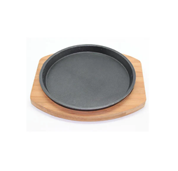 Round Sizzling Plate (Wood)– Kitchen Supercenter